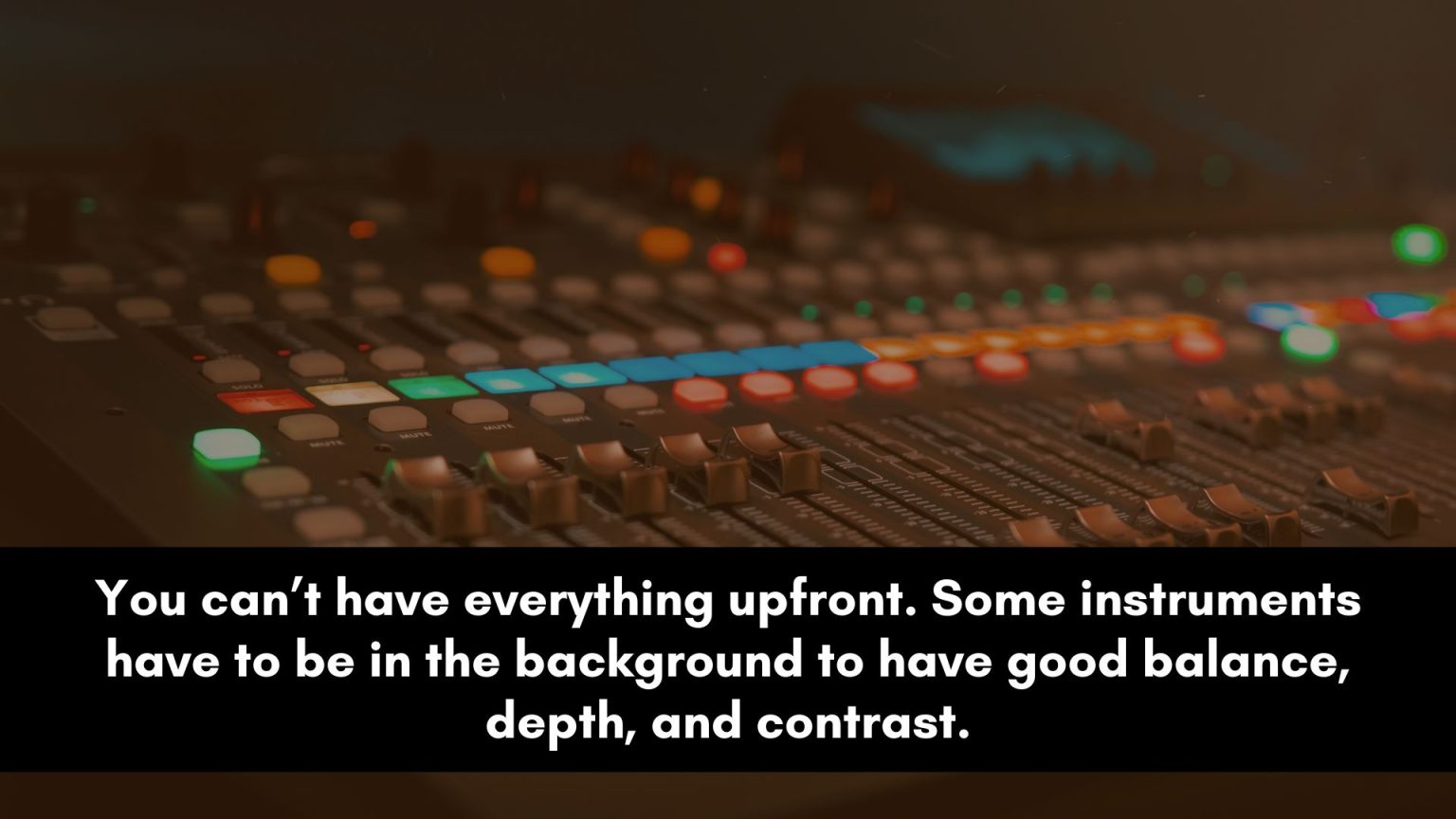How to Mix Bass Guitar