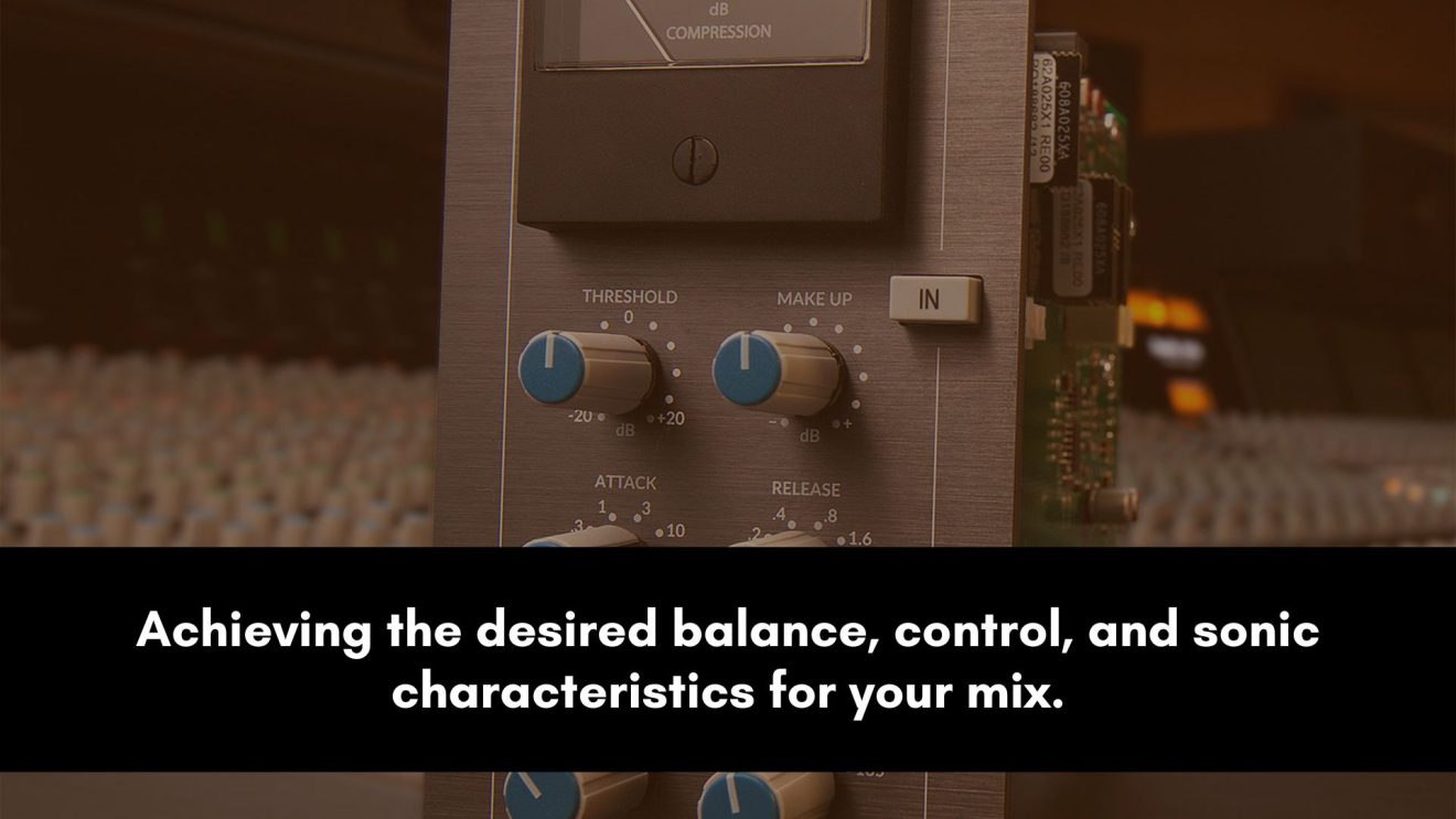 Mix Bus Compression Settings Get It Right All The Time