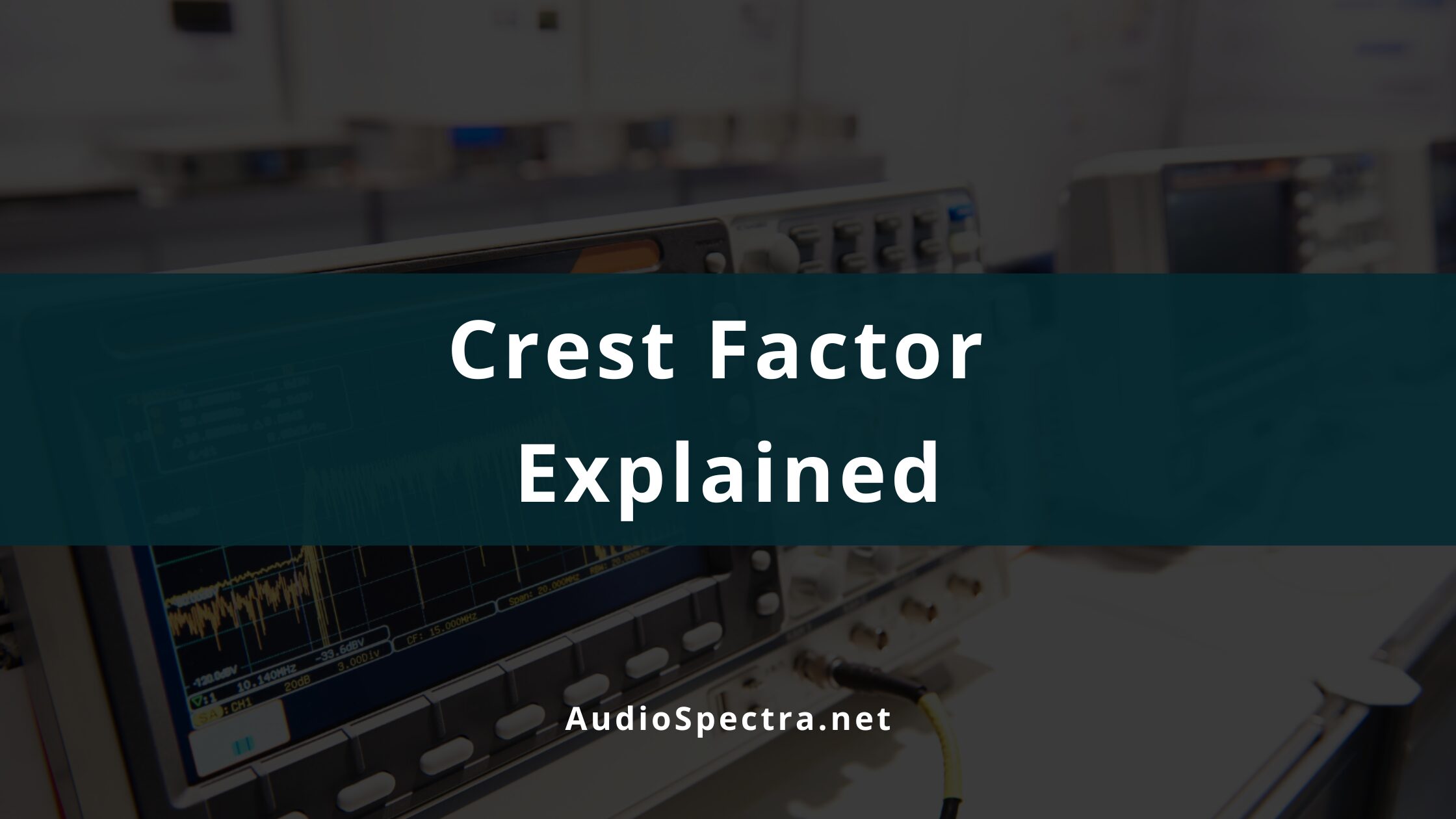 Crest Factor Explained: How Much Compression Your Track Actually Needs